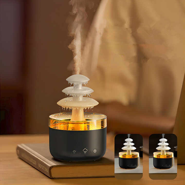 Ultrasonic LED Color Light Water Drop Aromatherapy Machine Household ...