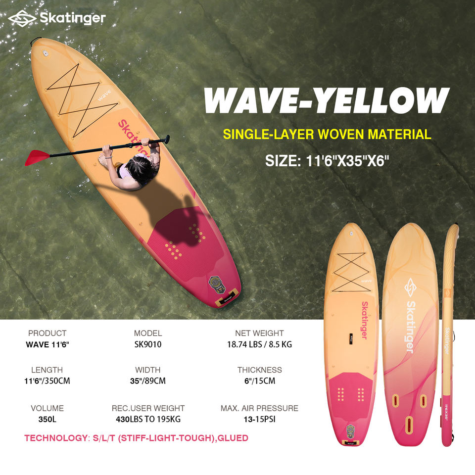 Skatinger 2026 Wholesale ISUP Woven Drop Stitch Standup Paddle Board ...
