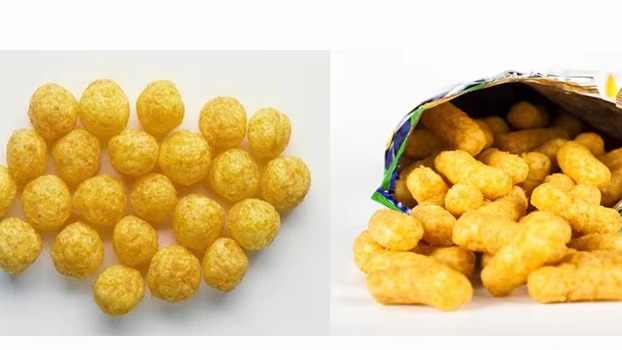 Corn Puff Chips Making Machine Snack Extruder Sticks Production Line ...