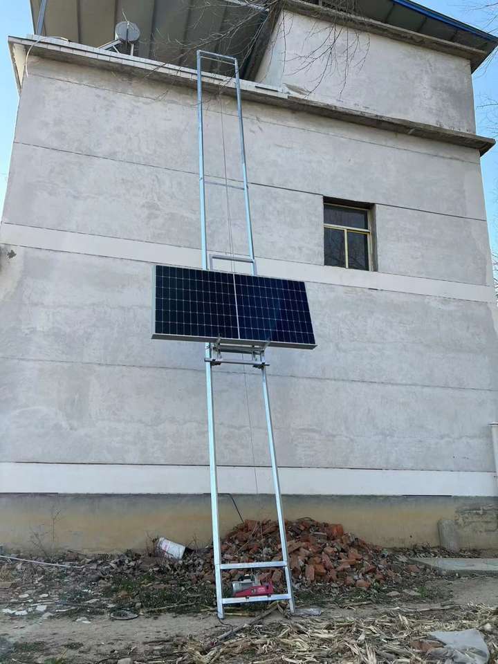 Solar Panel Handling Lift Electric Lift Platform Portable Glass Lifting ...