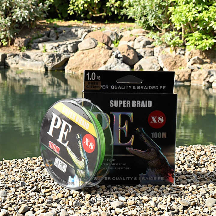 8 Strand Braided Wire Fishing Line 120m Floating Leader for River Lake ...