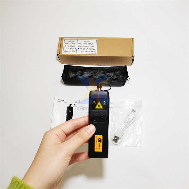 YJ-200P VFL Mini Fiber Optic Light Source Visual Fault Locator 10mw ...