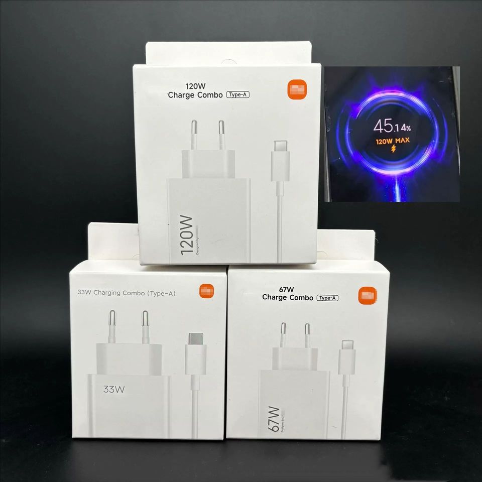 120W 67W 33W Fast Charger Adapter - Universal & Safe Charging