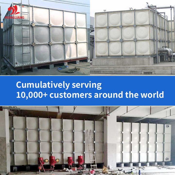 2000m3 Prefabricated Fiberglass Water Tank for Hotels & Schools