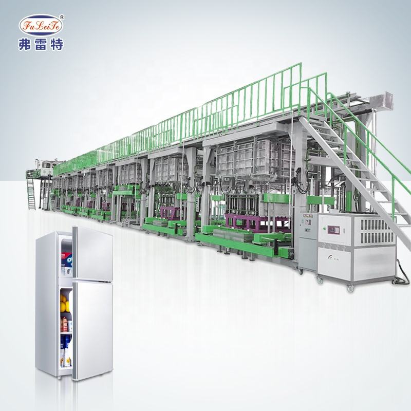 French Refrigerator Linear Foam Machinery - Automatic Polyurethane ...