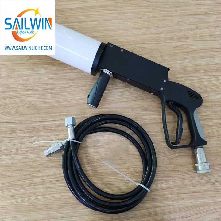 Disco Gun - RGB LED Air Soft CO2 Cannon for Night Clubs