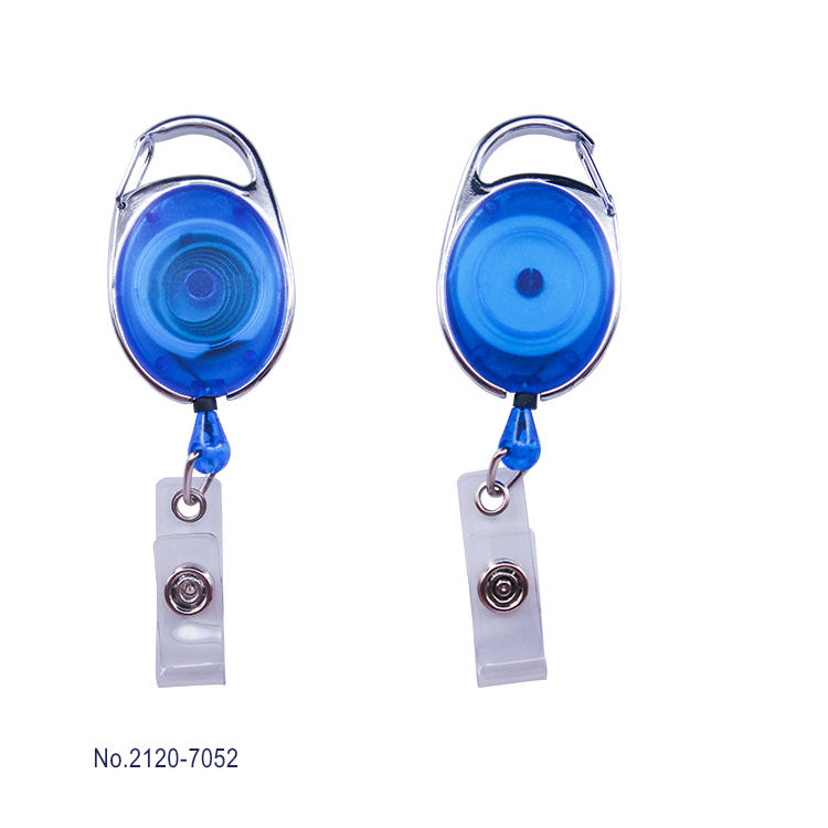 2120-7051 Bestom Premium Retractable Oval Badge Reel with Vinyl Snap ...