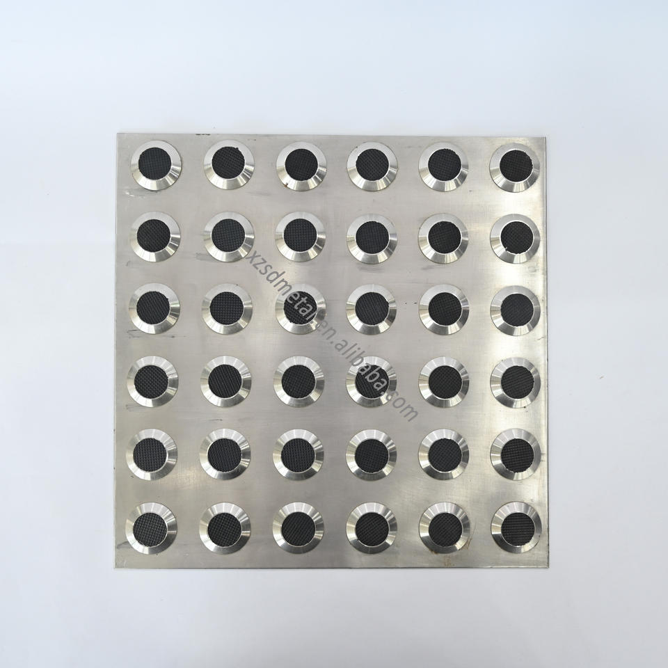 SS Material Guiding Paving Tile Stud Blind Road Tactile Indicator Tile ...