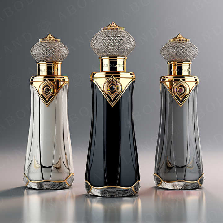 Luxury Perfume Bottle Glass Perfume Bottles with Color and Logo Custom ...