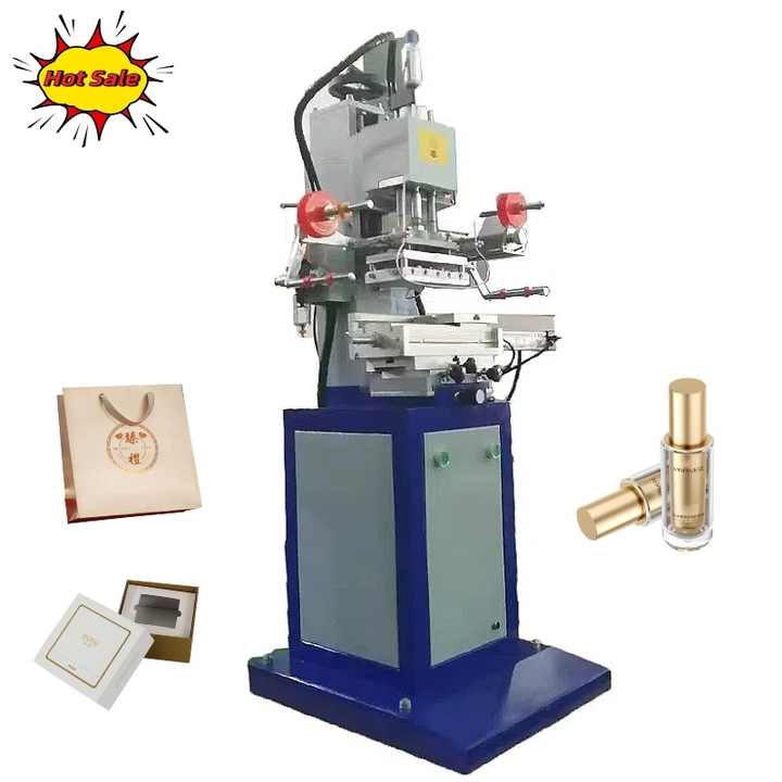Semi-Auto Pneumatic Hot Foil Stamping Machine for Wine Glass Bottles and Round Flat Glassware ...
