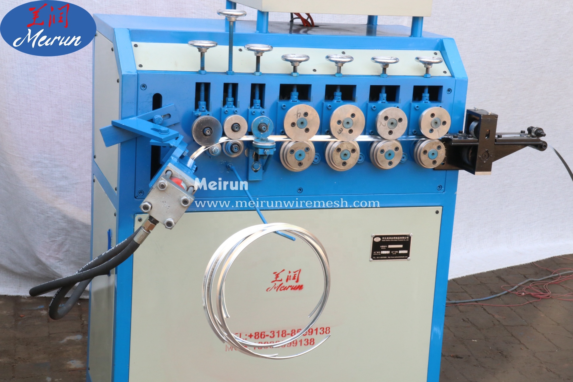 Steel Wire Coiler Making Machine - Buy Galvanized steel Iron ring ...
