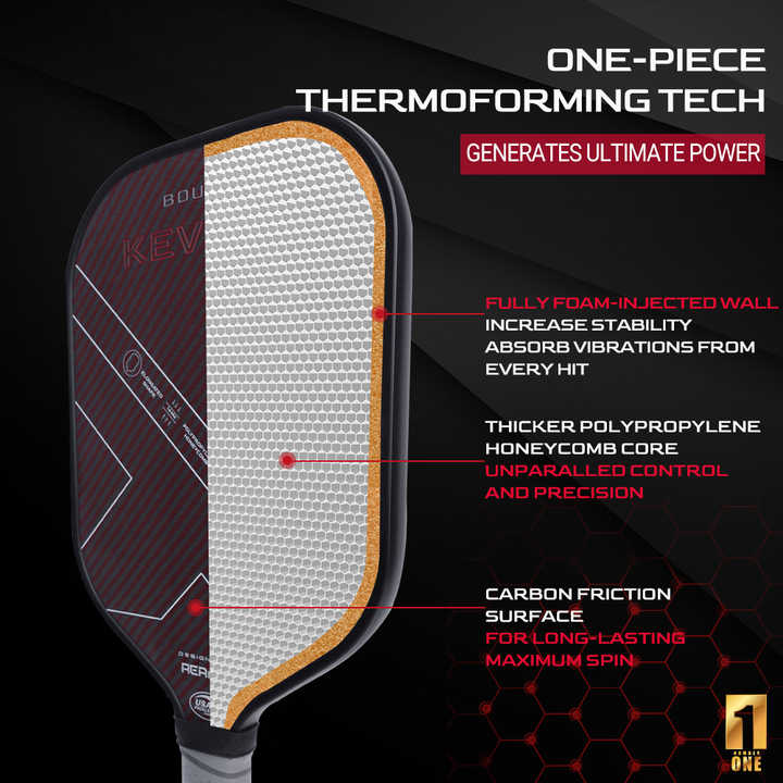 New Design Pickleball Paddle Kevlar Carbon Fiber Custom T700 Thermoform ...