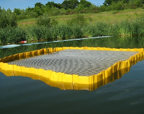 PVC Solid Float Oil Spill Containment Fence Boom Oil Absorbent Boom ...