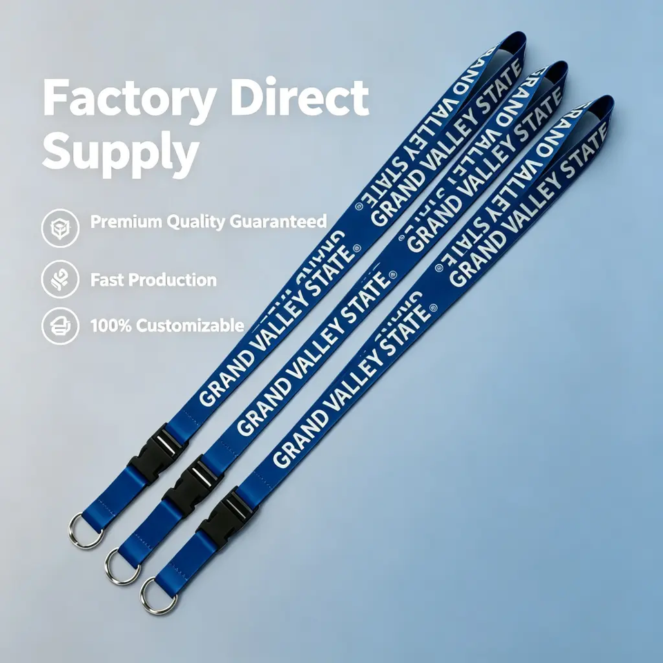 Durable 3D Printed Polyester Lanyard with Keyring & Badge Holder Ideal ...