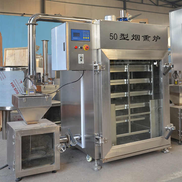 Industrial Automatic Beef Jerky Fish Smokehouse Equipment