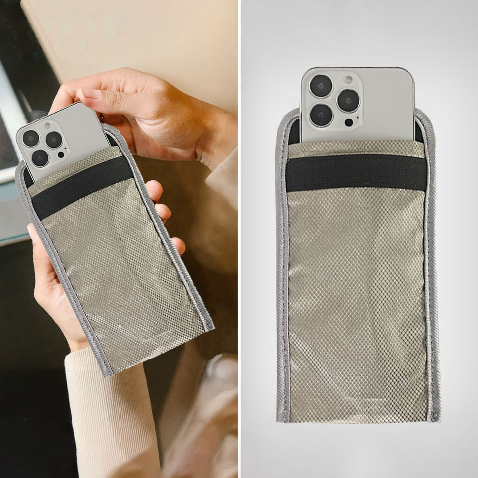 Faraday Pouch RFID Anti-GPS Cellphone Privacy Protection Wallet Phone ...