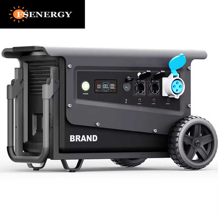 W5 5000W 5040Wh Waterproof Portable Power Station Solar Generator ...
