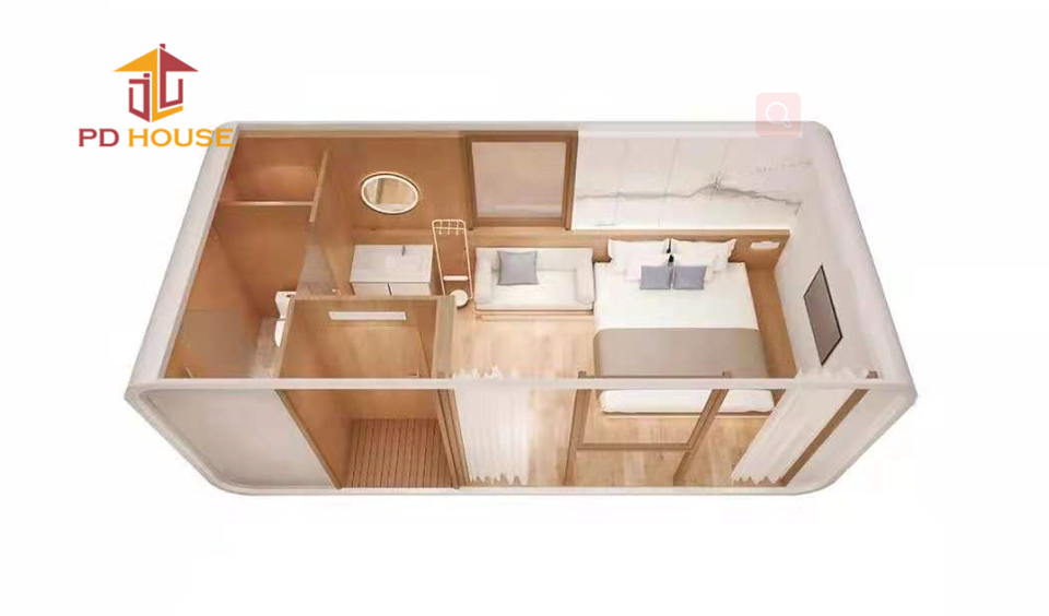 Apple Capsulestyle Cabin Resort Hotel Luxury Prefabricated Camping ...