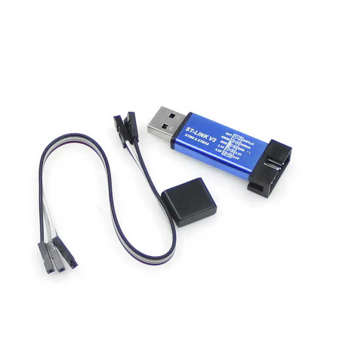 ST-LINK V2模拟器编程器STM8/STM32下载器微控制器USB刻录调试器| Alibaba.com