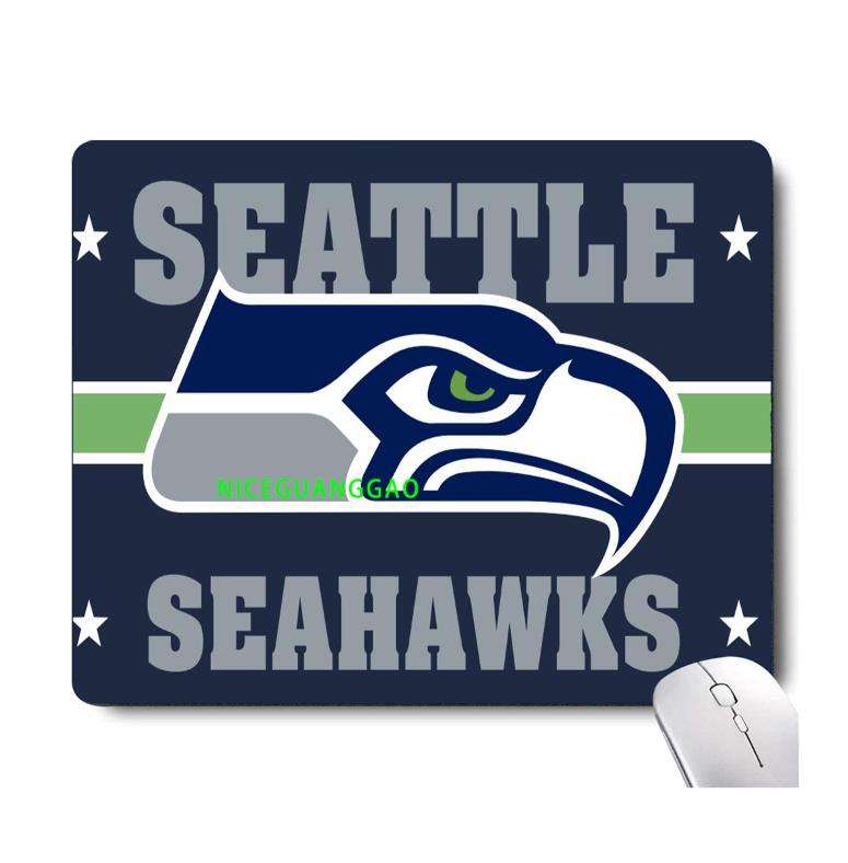 Seattle Seahawks Custom Logo Gaming Mouse Pad Mouse Pad Non-Slip ...