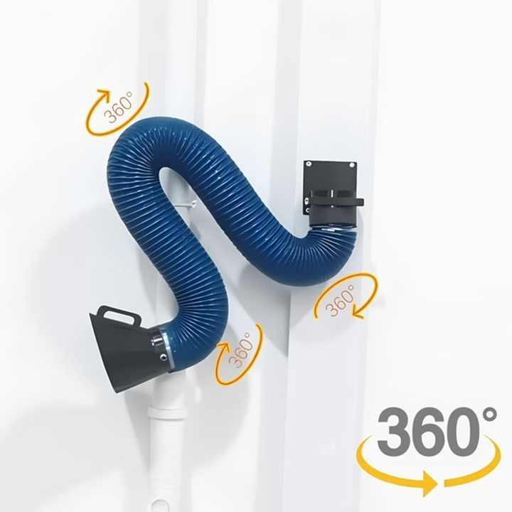 At-Source Welding Fume Capture with Flexible Extraction Arm for Worker ...