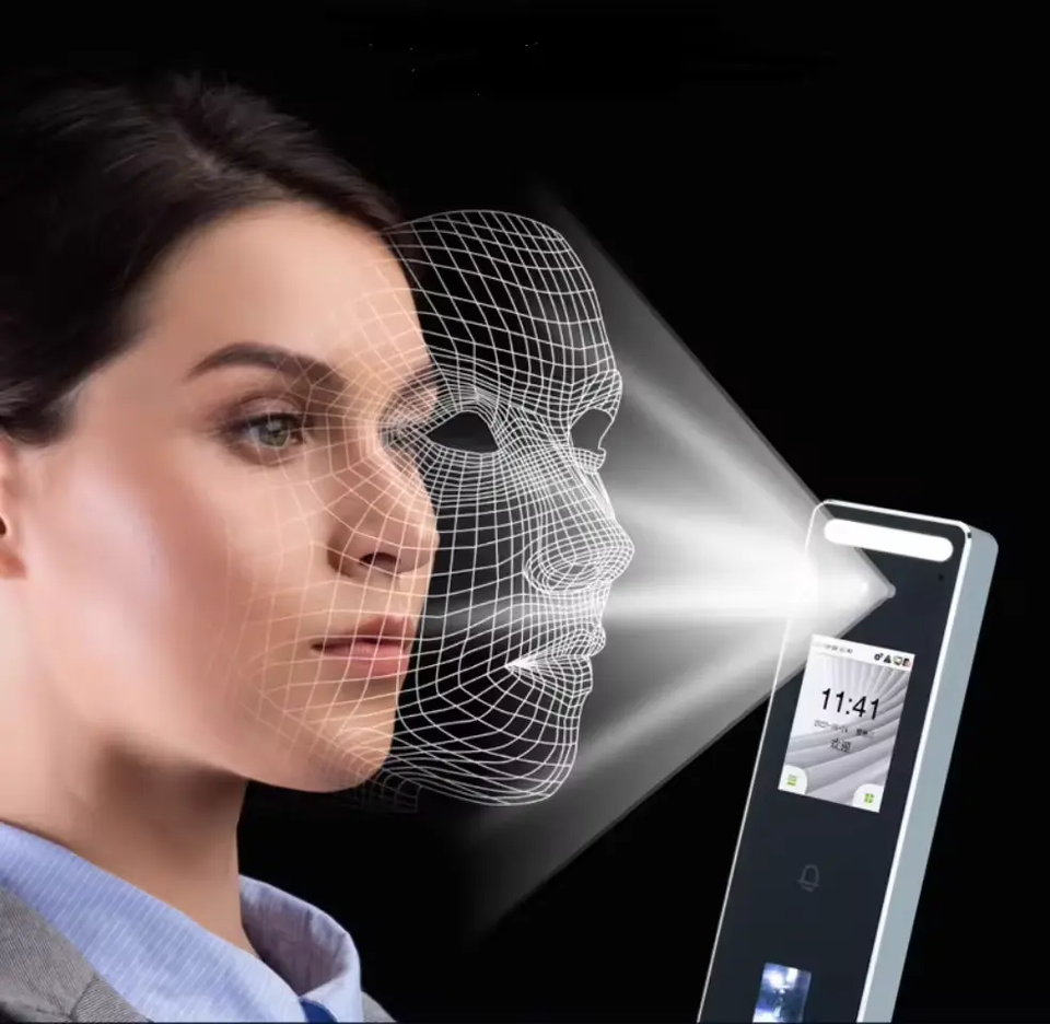 ZK Speedface-V3L Visible Light Facial Recognition Access Control Time ...