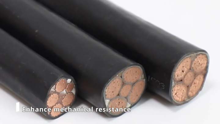 Copper Conductor CU / XLPE / SWA / PVC Armoured 3C X 95 Mm2 4X16 mm 4C ...
