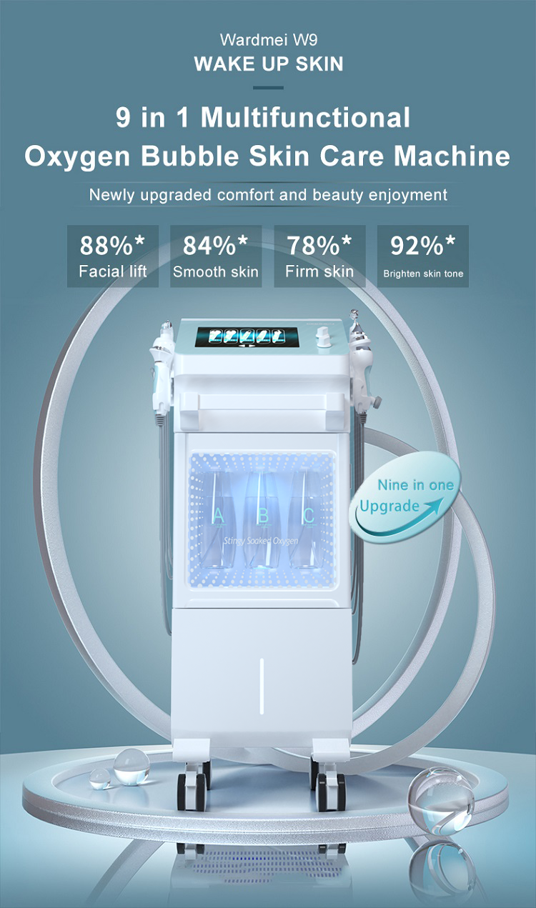 2024 9 In 1 Hydrogen Oxygen Hydro Aqua Facial Machine For Deep Cleaning ...