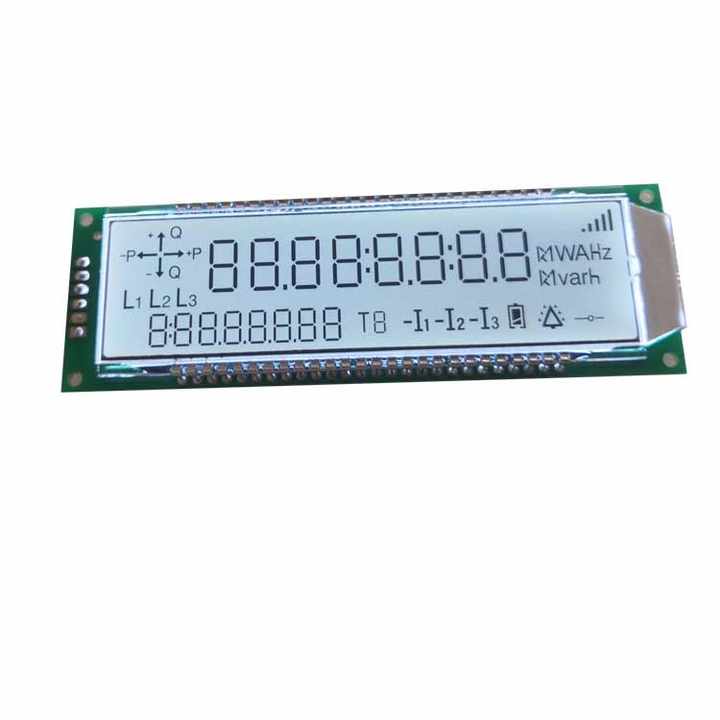 Custom I2c Lcd Module 7 Segment Monochrome Htn Lcd Display For Energy Analyzers/meter| Alibaba.com
