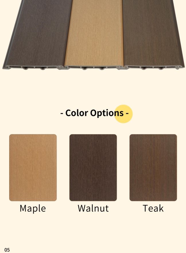 ASA WPC Wall Panel Cladding for Outdoor Three Generations of Outdoor ...