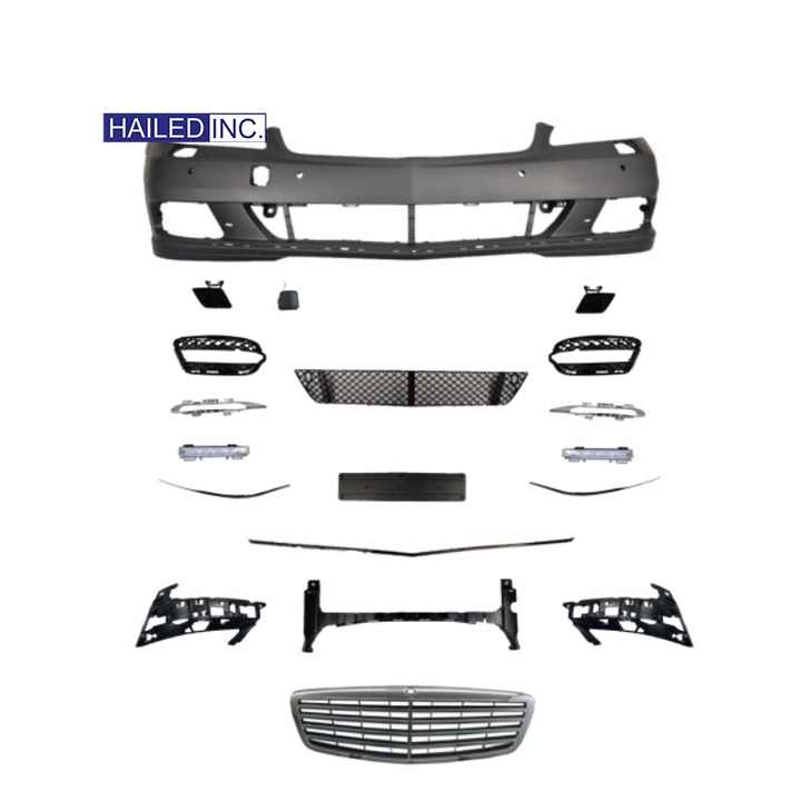 HAILED PP+ABS Front Car Bumpers Body Kits For Mercedes Benz S Class ...