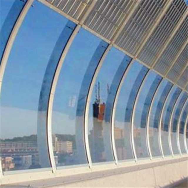 Curved Noise Barrier Elevated Bridge Soundproof Acrylic Board ...