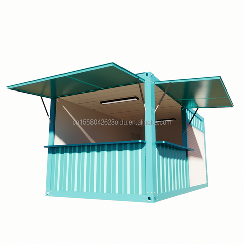 10ft Mini Pop-up Shop Container Kiosk for Coffee, Fast Food, and ...
