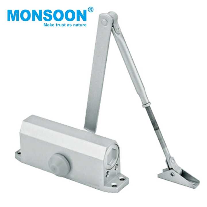 Heavy Duty Sliding Metal Door Closer Arm - Stainless Steel