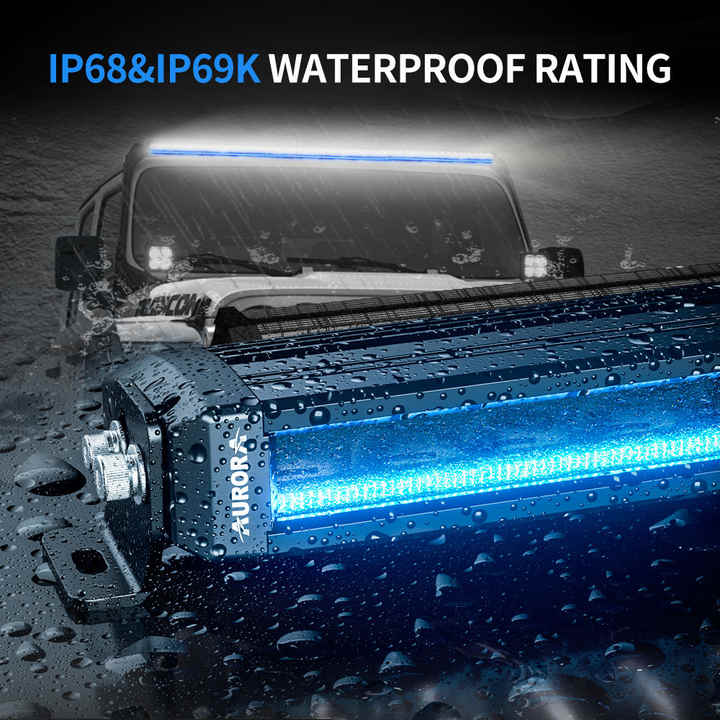 Aurora RGB Light Bars - IP68 & IP69K Waterproof Solutions