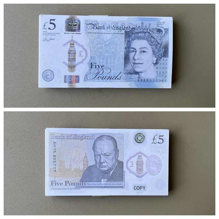 Movie Prop Money UK 5 10 20 50 British Pound GBP Notes Realistic Prop ...