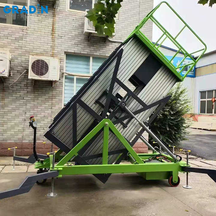 Telescopic Lift Portable Vertical Platform Lifting Ladders Electric ...