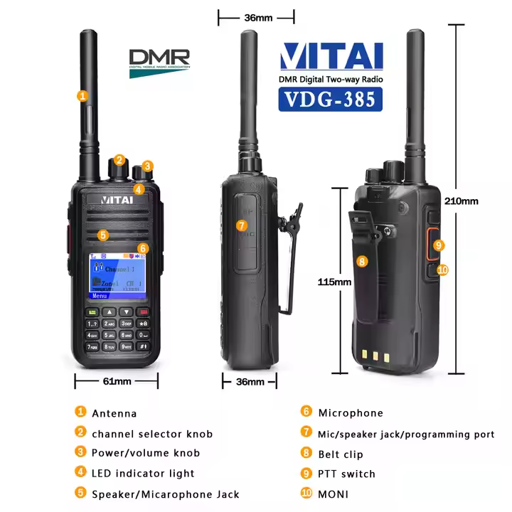 Wholesale Customize Walkie Talkie Text Messages Digital Mode