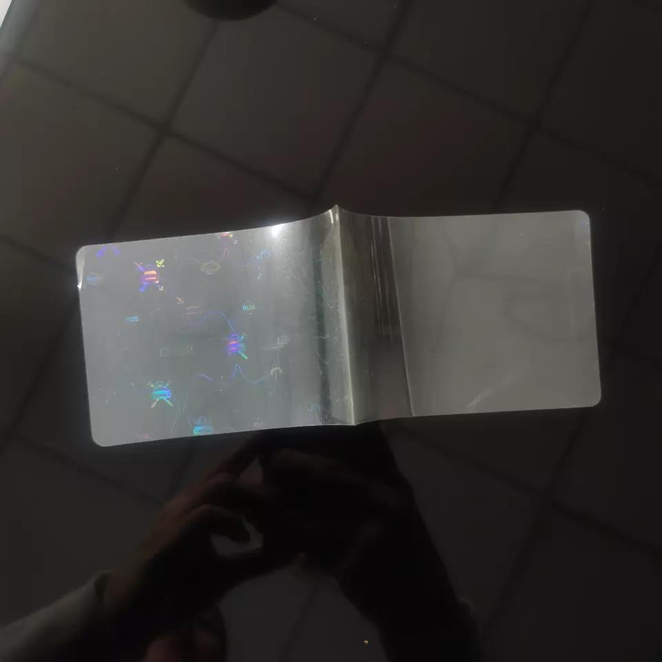 Transparent ID Card Sticker - Holographic Anti-Counterfeit