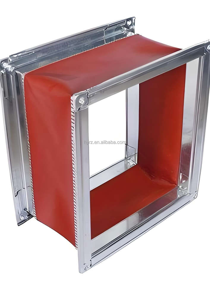 Common-plate Flange Flexible Duct Connector Fireproof Soft Connection ...