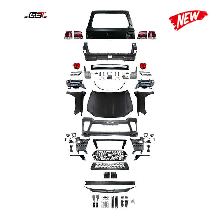 GBT Factory LC200 Bodykit Upgrade Bumpers Grille Fender For Toyota 2008-2015 Land Cruiser 200 ...