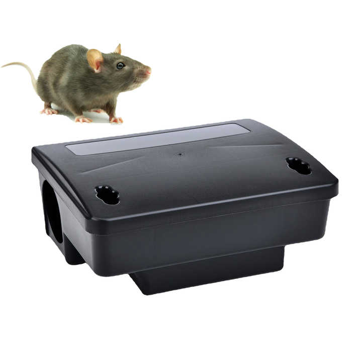 Plastic Lockable Rodent Mice Trap Bait Station Rat Box