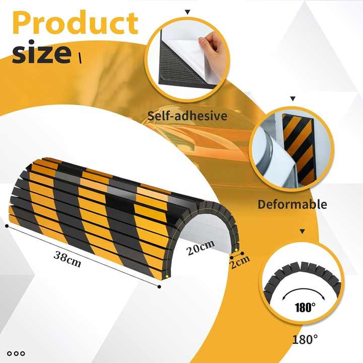 Garage Wall Protector Foam Wall Column Guard for Parking Garages ...