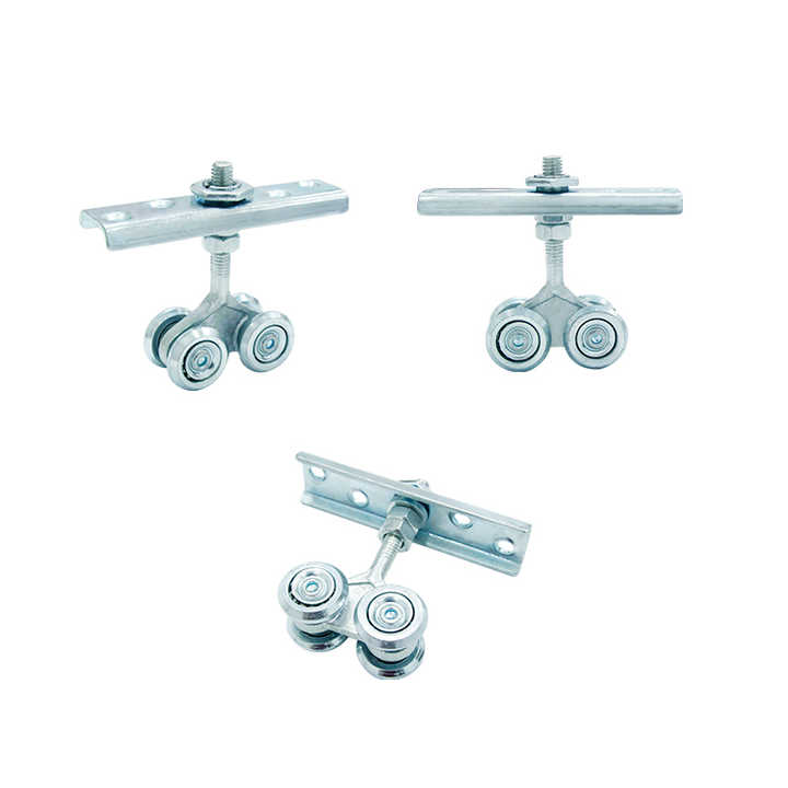 Sliding Door Trolley - Durable Steel Double Wheel Rail