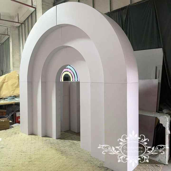 White PVC Arch Big Backdrop Stage Events Decor Wall| Alibaba.com