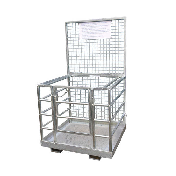 WB1010 Series Galvanized Forklift Manned Platform - SINOLIFT