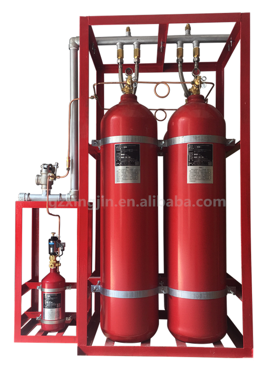 Clean Agent IG541 Inergen Fire Suppression System - Automatic Fire ...