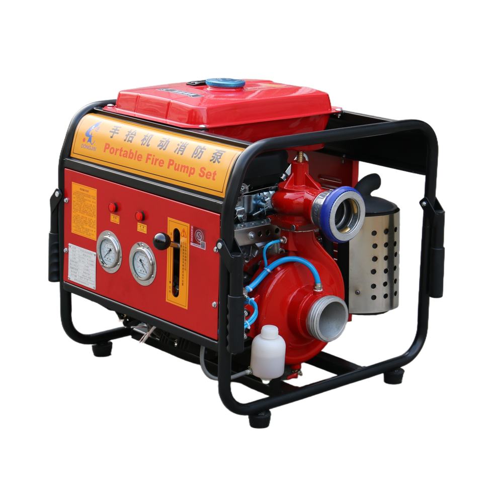 Mobile Fire Fighting Equipment 6.8KW 13 Horse Power Fire Fighting Pump ...