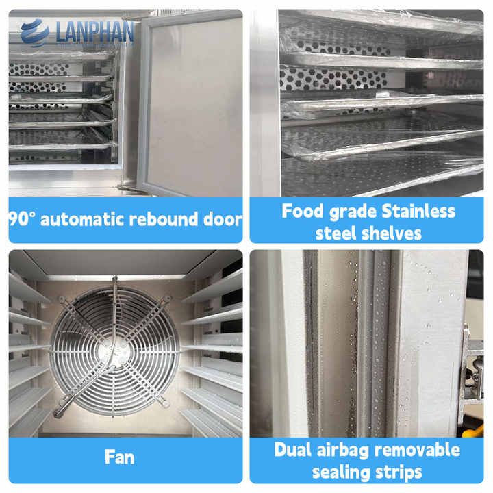 Quick Frozen Fast Deep Shock Freezer Commercial Small 5 Trays Blast ...