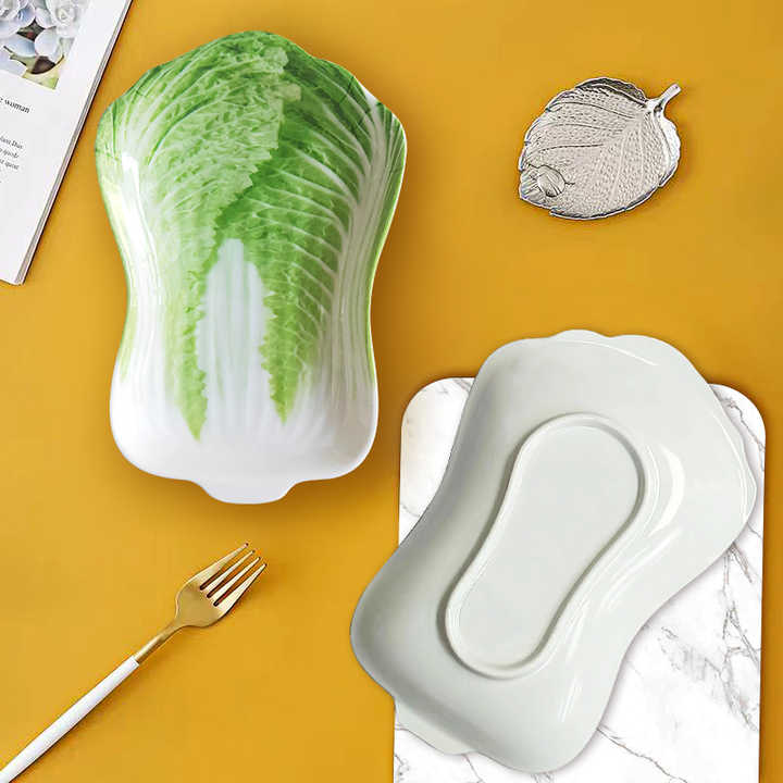 High Quality Unbreakable Tableware Cute Modeling Chinese Cabbage Shape ...